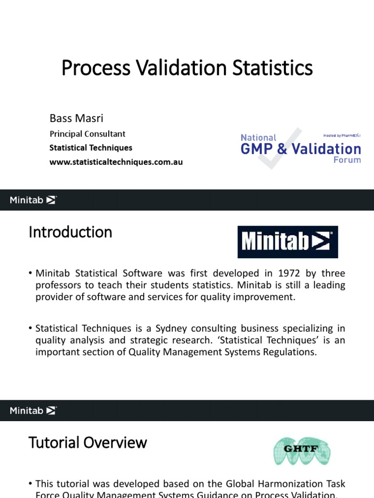 Process Validation Statistics | PDF | Statistics | Sampling (Statistics)