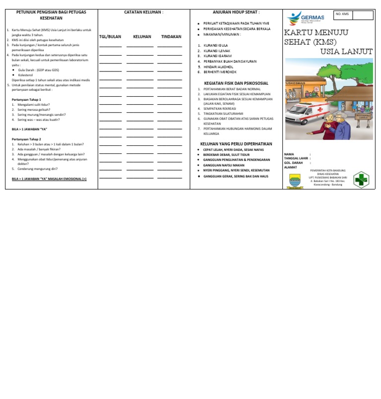 Halaman 1 KMS Lansia | PDF