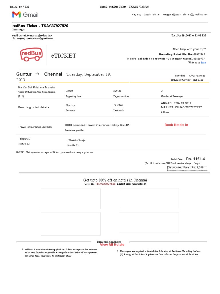 Bus Ticket | PDF | Ticket (Admission) | Bus