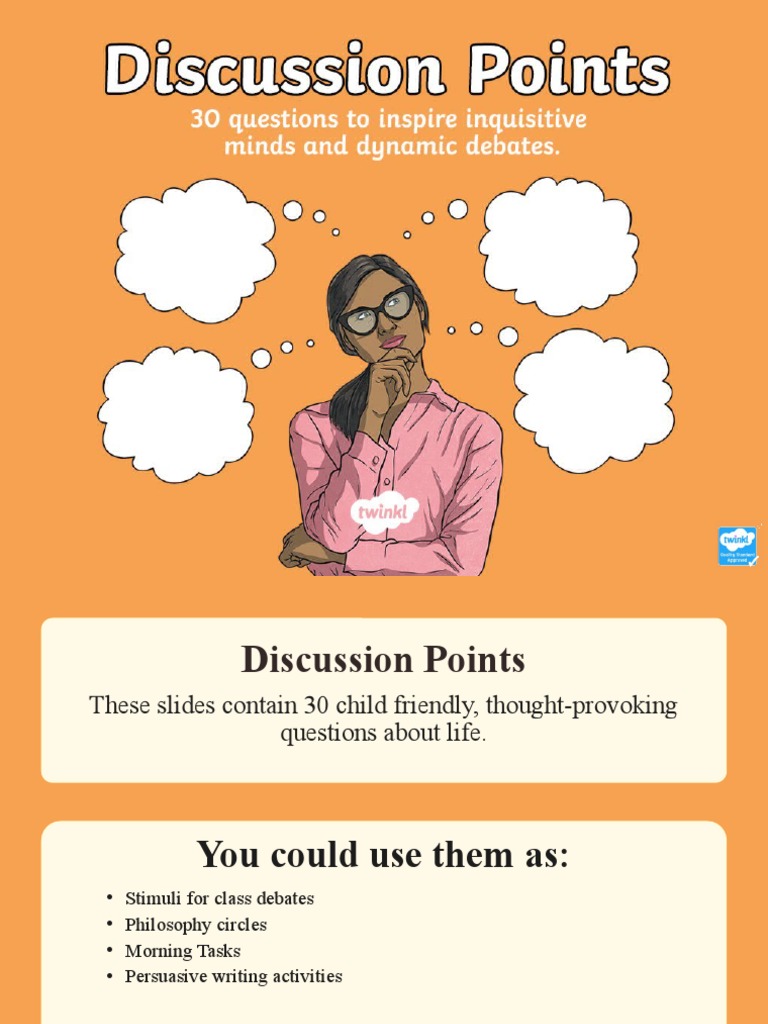 DEBATE Discussion-Questions-Powerpoint - Ver - 1 | PDF