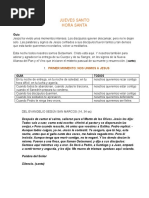 GUIA PARA LA HORA SANTA ANTE EL SANTISIMO. Enero 2023 | PDF | eucaristía | María, madre de Jesús