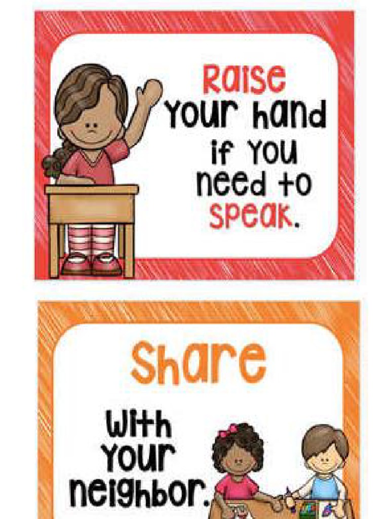 CLASSROOM RULES | PDF