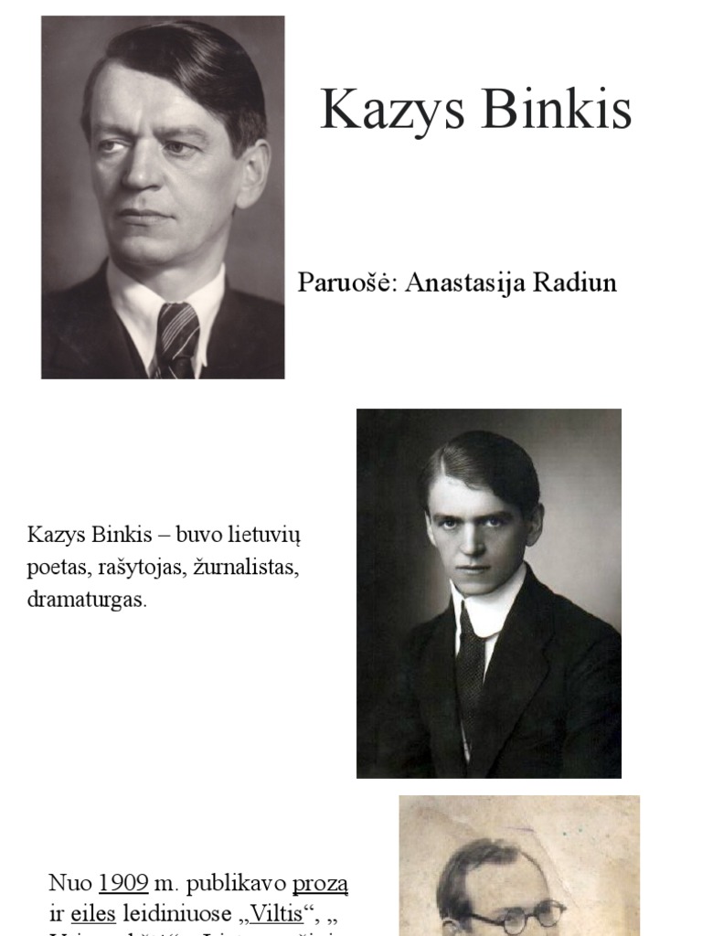 Kazys Binkis | PDF