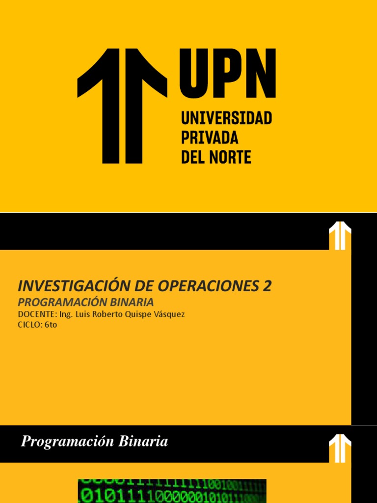 Programación Binaria en Decisiones | PDF | Programación lineal