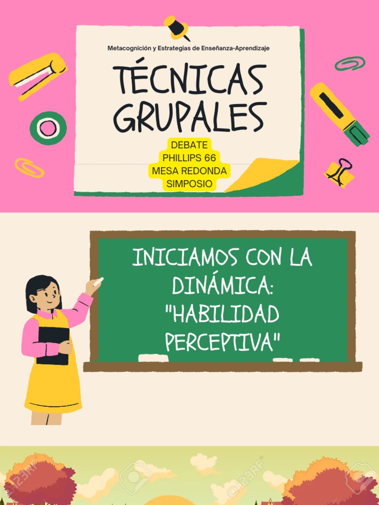 Técnicas Grupales: Debate y Phillips 66 | PDF | Aprendizaje | Modificación de comportamiento