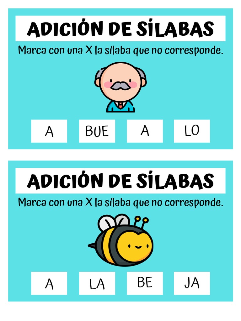 Adición de Sílabas | PDF | Fonología