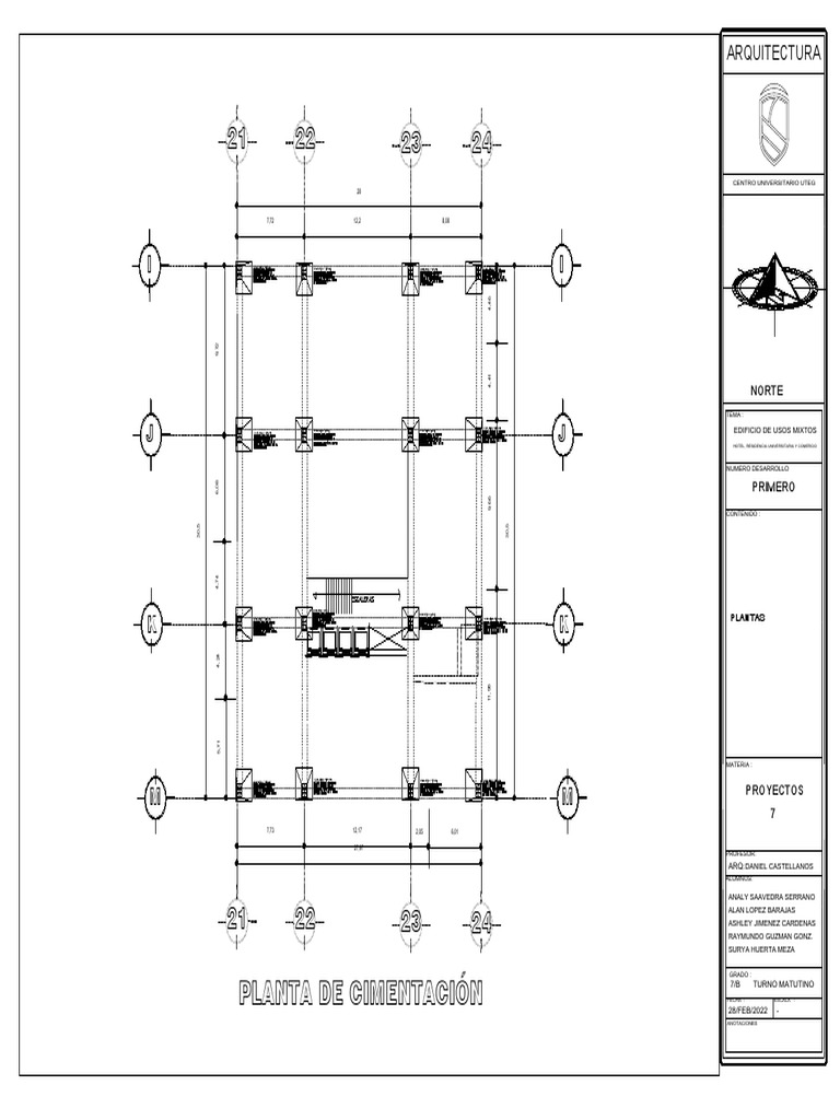 Plano Estructural Hotel-Layout1 | PDF
