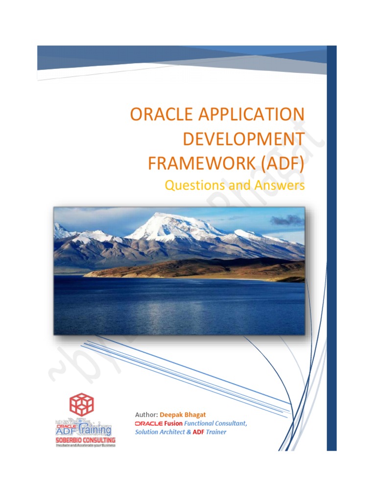 Oracle ADF Interview Questions and Answers | PDF | Databases | Object (Computer Science)