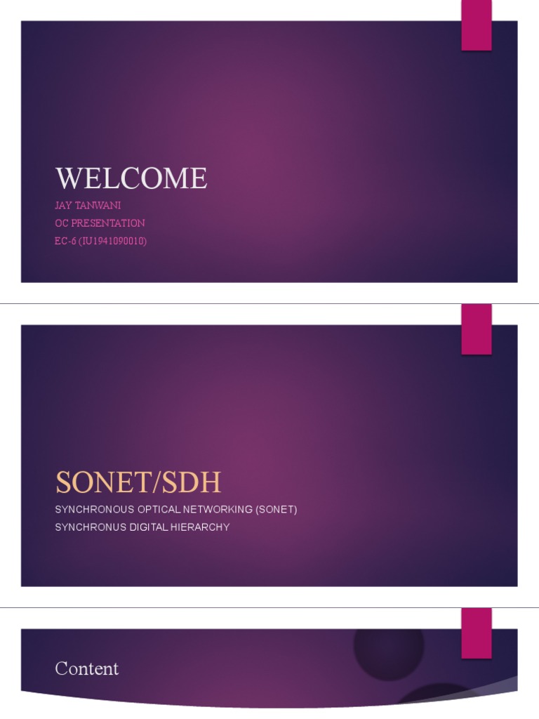 Sonnet SDH Oc Presentation | PDF