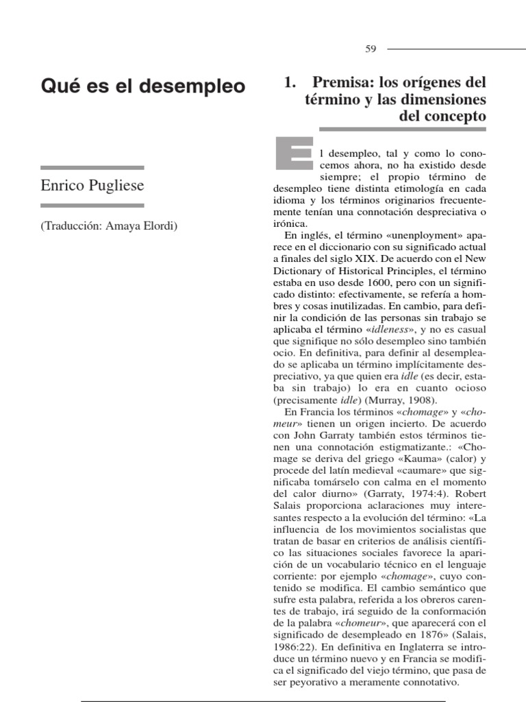 Desempleo | PDF | Desempleo | Ciencias sociales