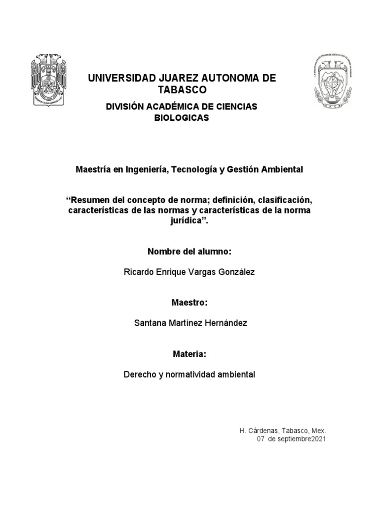 1-. Definición de Norma y Sus Caracteristicas. | PDF | Comportamiento ...
