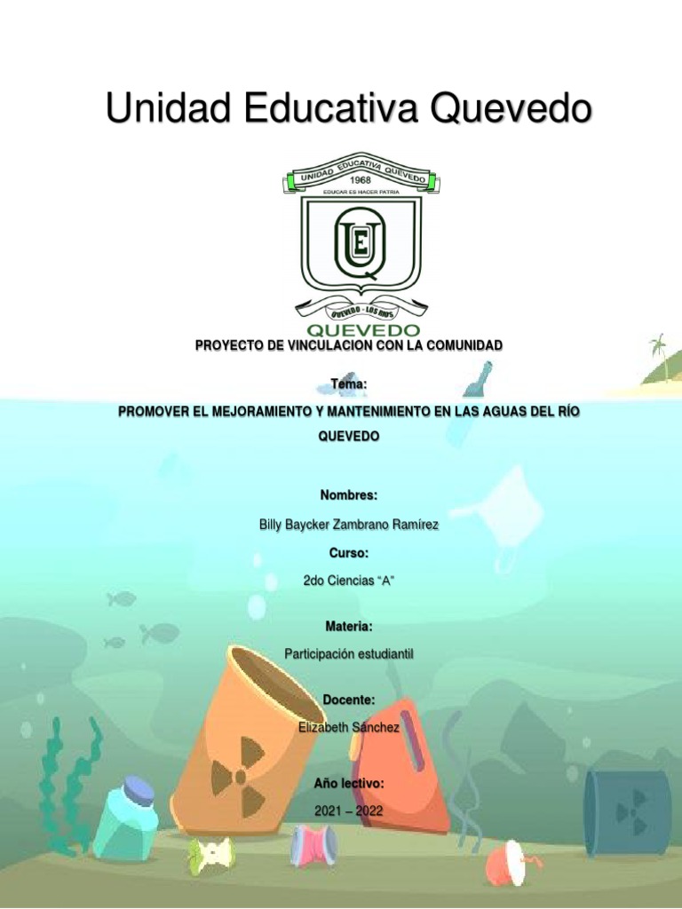 Proyecto Final Contaminación de Rio | PDF | Agua | Contaminación