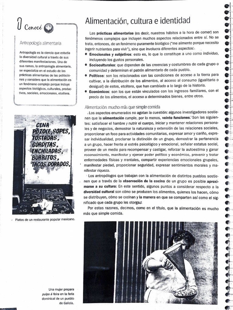 Alimentación, Cultura e Identidad | PDF | Alimentos | Dieta