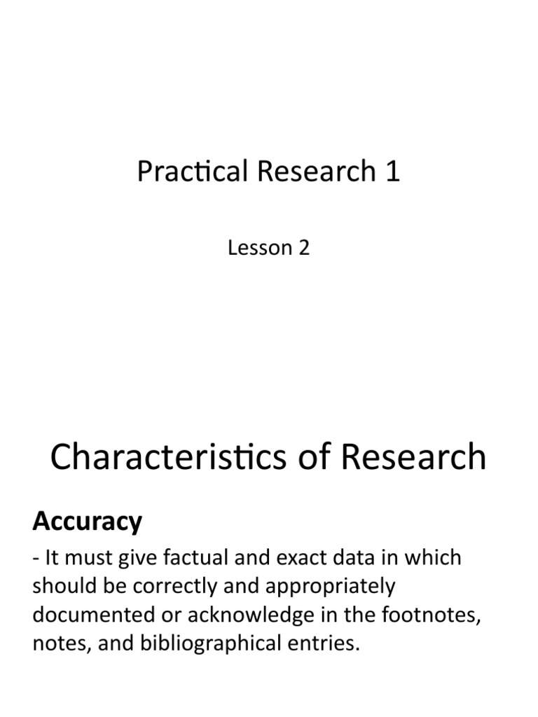 Practical Research 1 Lesson 2 | PDF | Career & Growth | Self-Improvement