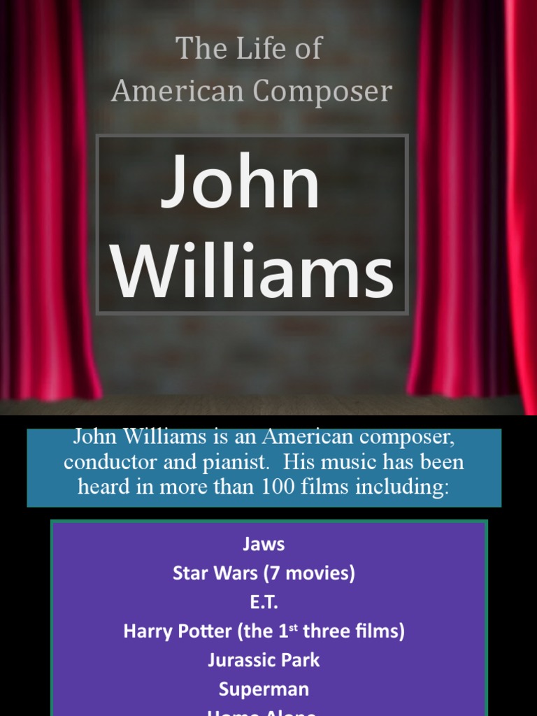 John Williams: Iconic Film Composer | PDF