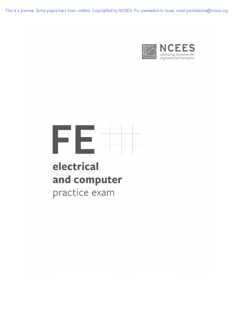 FE Electrical Practice-Exam | PDF | Test (Assessment) | Function ...