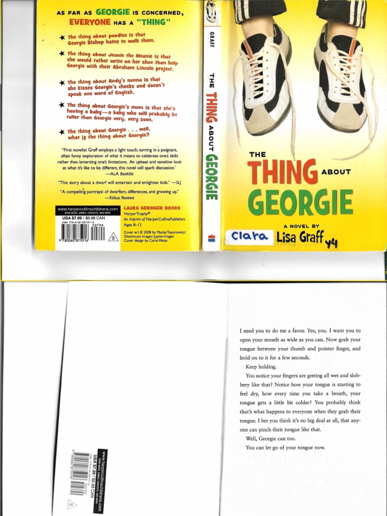The Thing About Georgie Chapter 1 - 2 - 3 | PDF