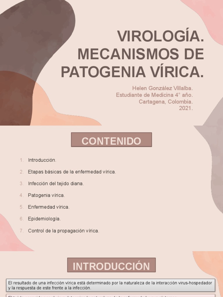 Mecanismos de Patogenia Vírica | PDF | Virus | Infección