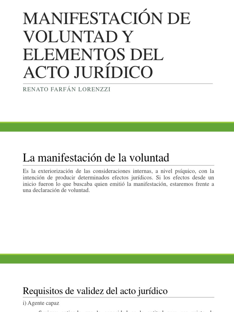 Elementos y Validez del Acto Jurídico | PDF | Justicia | Crimen y violencia