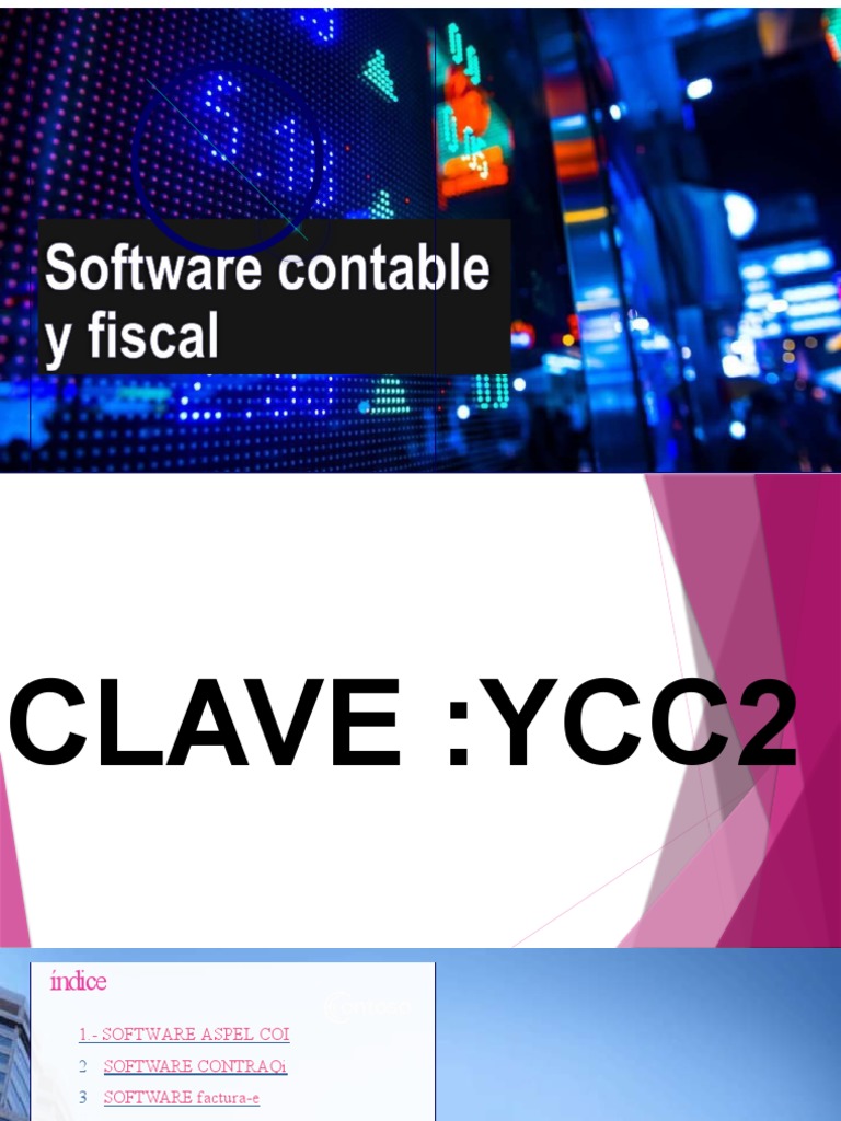 Presentacion de Cabrera Cruz | PDF | Contabilidad | Software