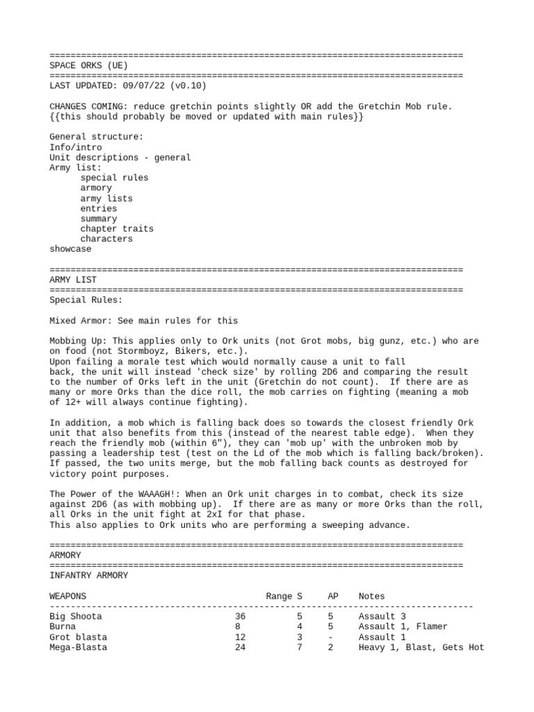 Ork Codex | PDF | Military Science | Warfare