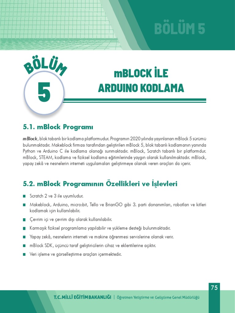 Mblock İle Arduino Kodlama | PDF