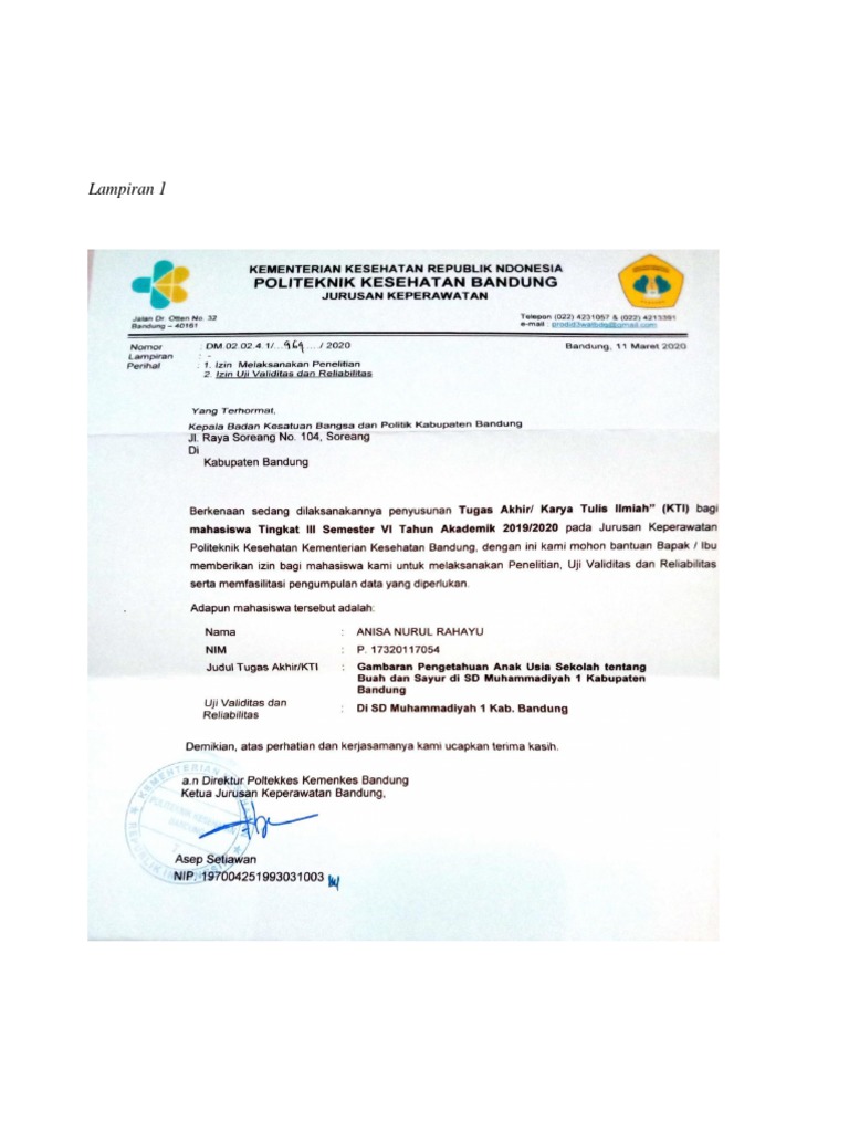 Penelitian Uji Validasi Dan Reliabilitas | PDF | Kesehatan Holistik