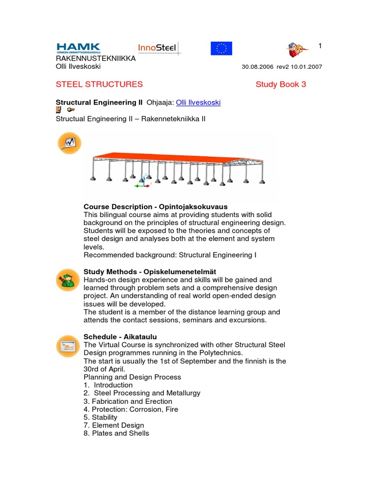 Structural Steel Design Course | PDF | Steel | Iron