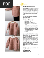Halibut Sweater | PDF | Gauge (Knitting) | Knitting
