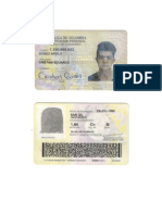 Cedula Colombiana Editable | PDF