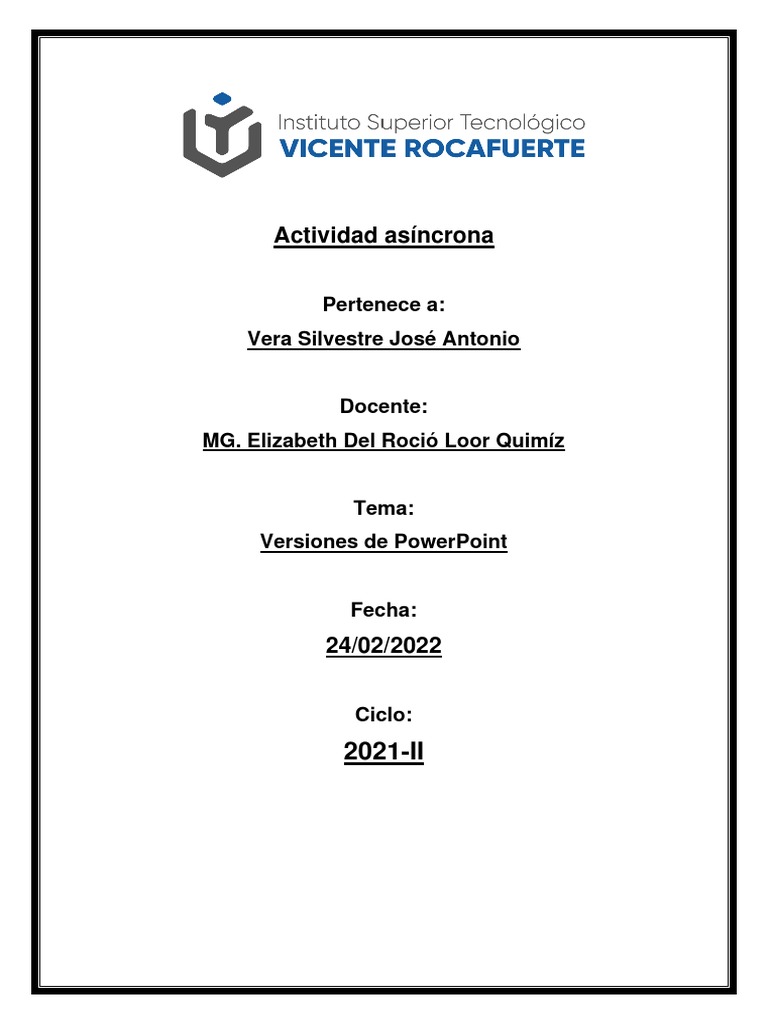 Versiones de Powerpoint | PDF | Microsoft PowerPoint | Informática