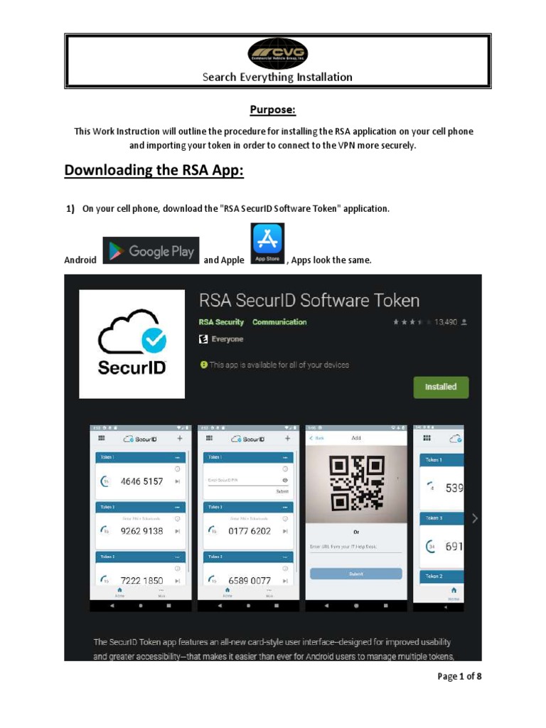 RSA Setup Documentation | Download Free PDF | Ios | Android (Operating System)