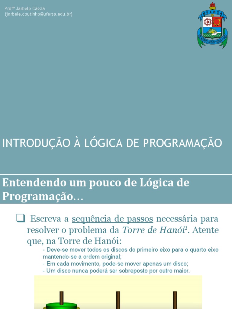Introdução à Lógica De Programação Com Python Pdf Algoritmos Programação De Computadores 1372