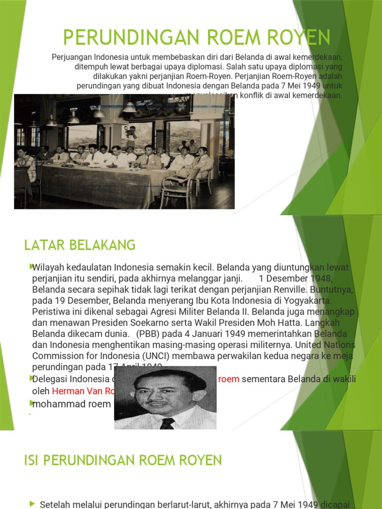 Perundingan Roem Royen | PDF