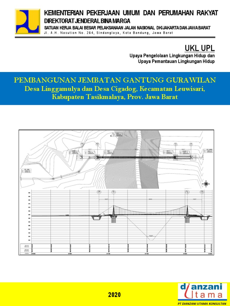 UKL UPL Jembatan Gantung Gurawilan, Tasikmalaya | PDF | Sains & Matematika