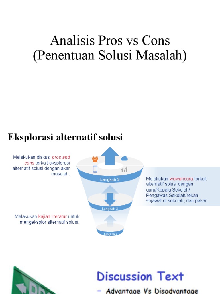 Analisis Pros & Cons - Penentuan Solusi Masalah | PDF