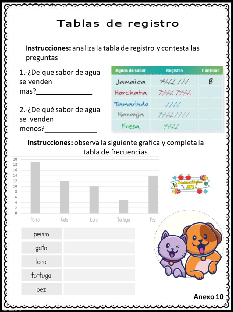 Tablas de Registro Tarea | PDF