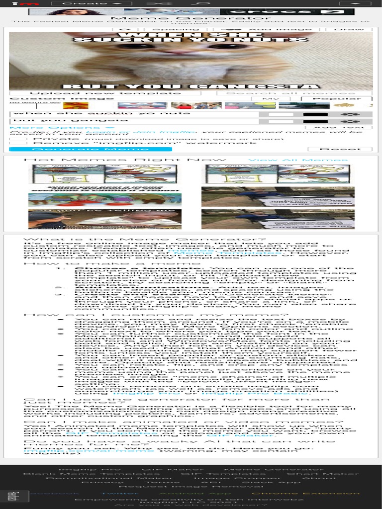 Create and Share Custom Memes with Images, Text, and Templates on the ...
