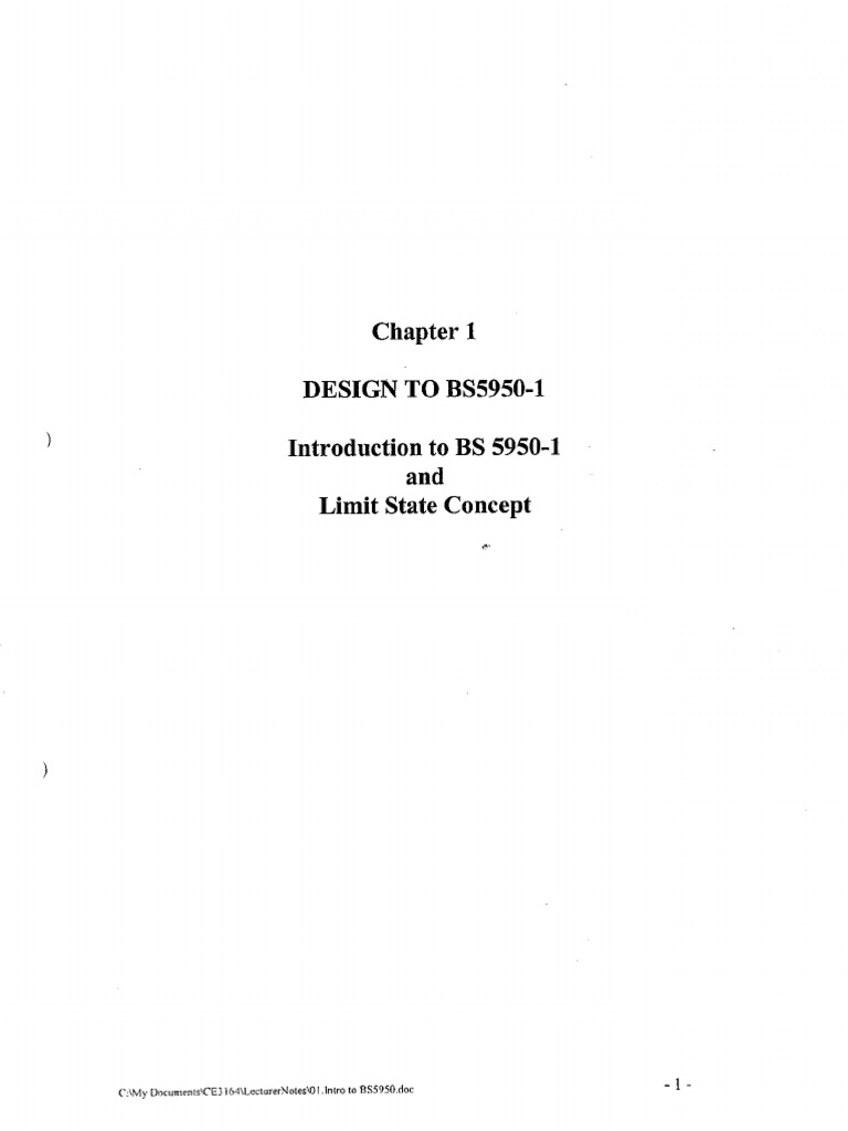 BS5950 Part 1 2000 Steel Design Example | PDF