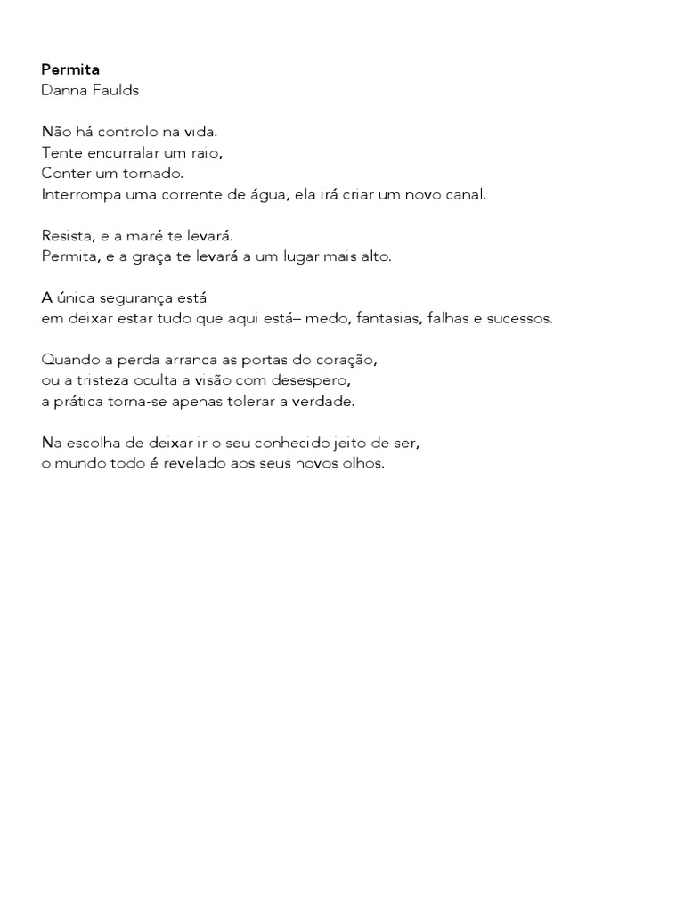 Poema Danna Faulds | PDF