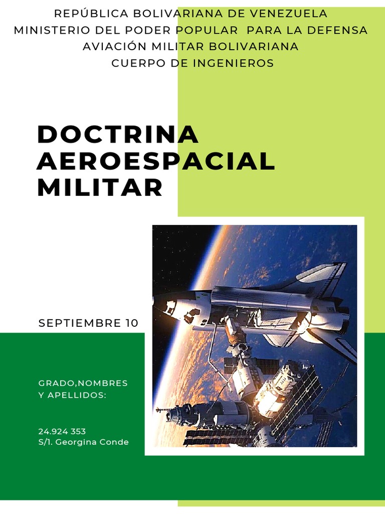 Doctrina Aeroespacial Militar | PDF | Doctrina | Constitución