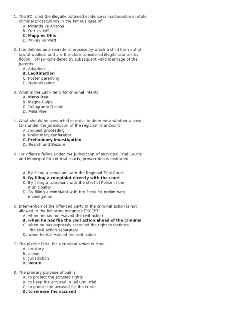 Criminal Law Concepts and Definitions | PDF | Evidence (Law) | Evidence