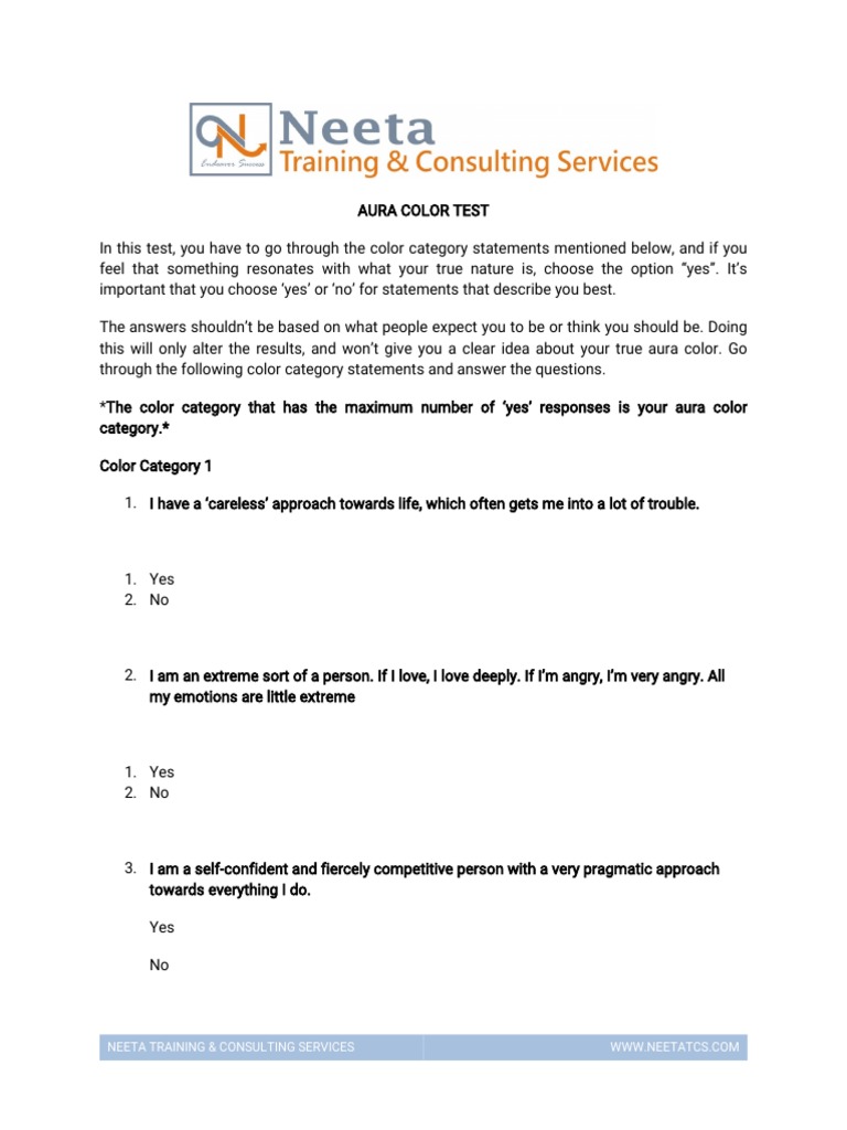 Aura Test | PDF