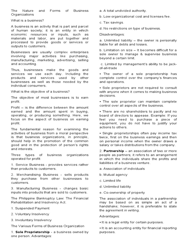 Business Ethics Exam Reviewer | PDF | Partnership | Business