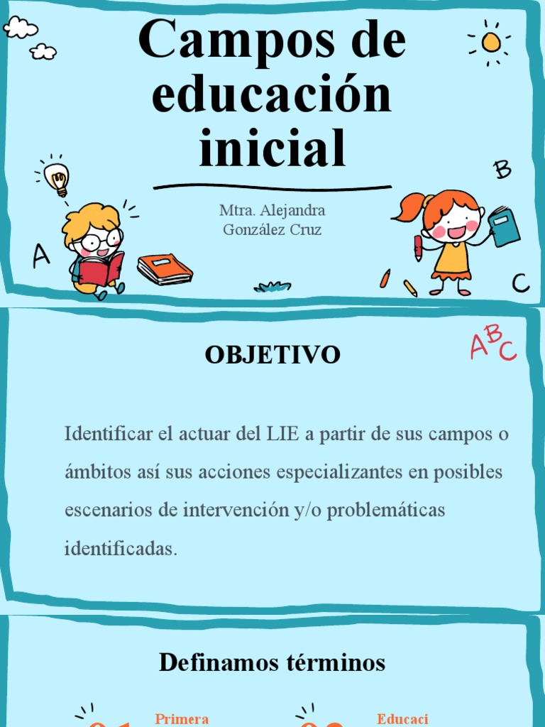 Campos de Educacion Inicial | PDF | Educación de la primera infancia | Plan de estudios