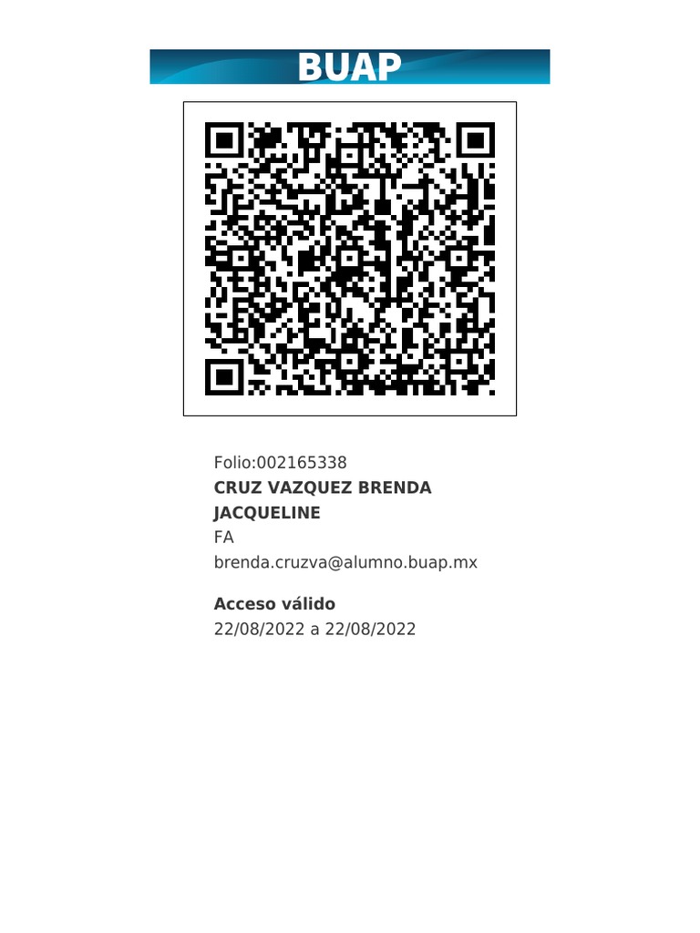 QR Buap 002165338 2022-08-22 | PDF