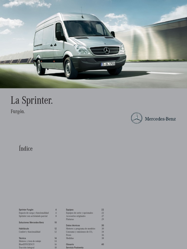Descargar El Folleto de La Sprinter Furgón (PDF - Mercedes-Benz ...