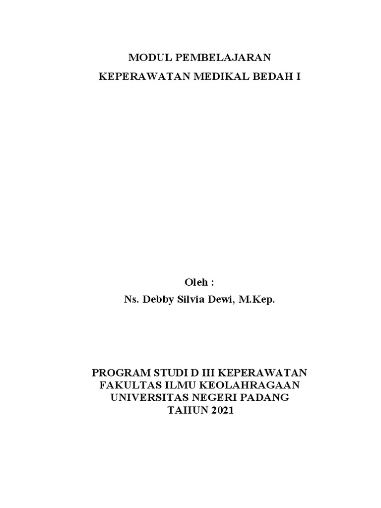 Modul Praktikum KMB I | PDF