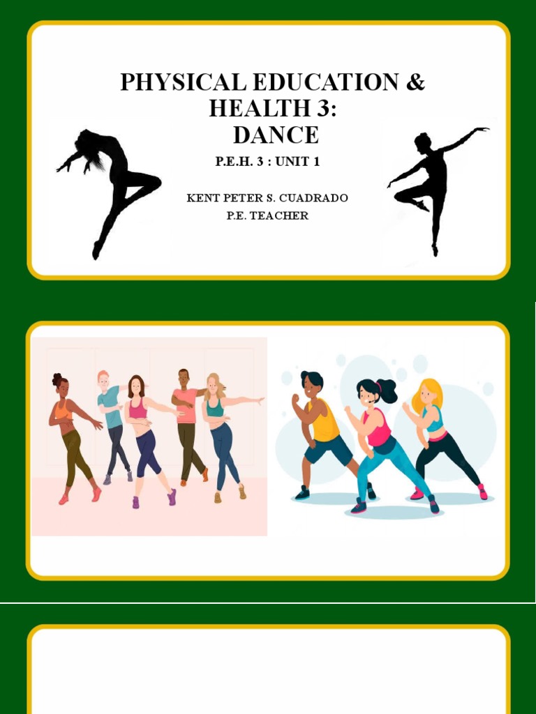 Unit 1 Dance As A Health Enhancing Activity 1 Pdf