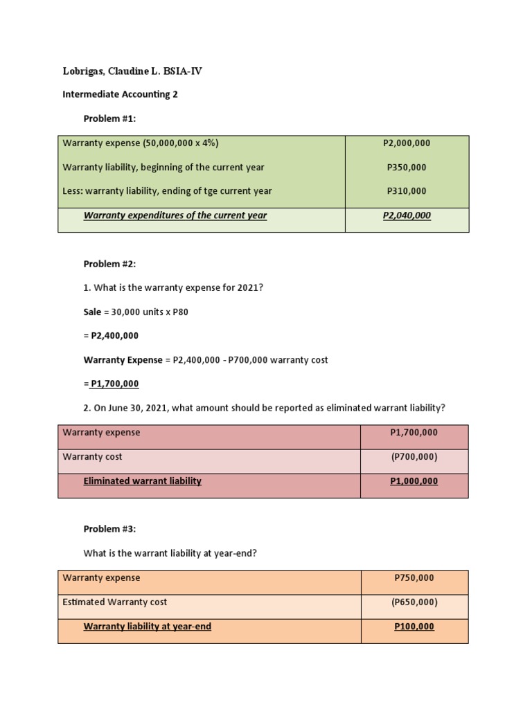 Lobrigas Unit2 Topic2 Assessment | PDF | Expense | Financial Accounting